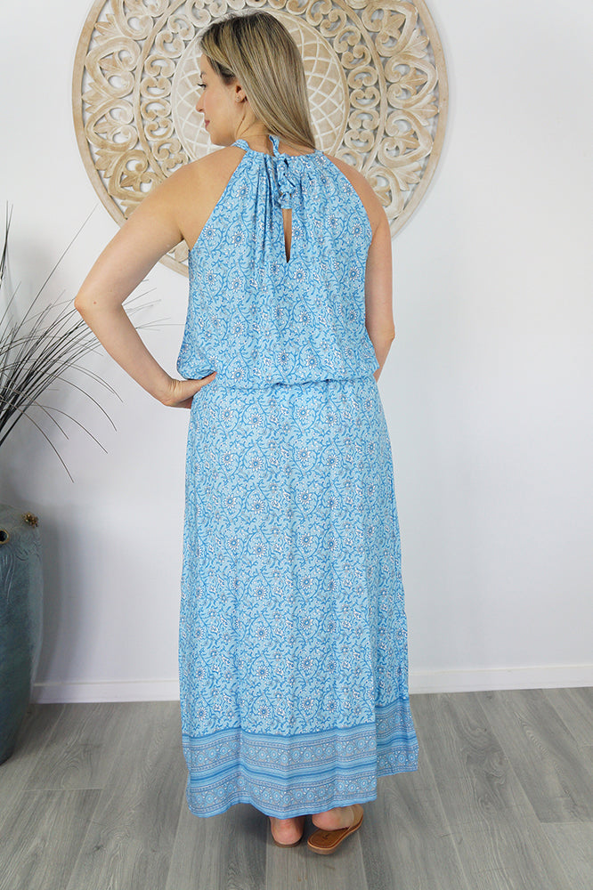 Long Chloe Dress "Alpine" – sundrenchedclothing